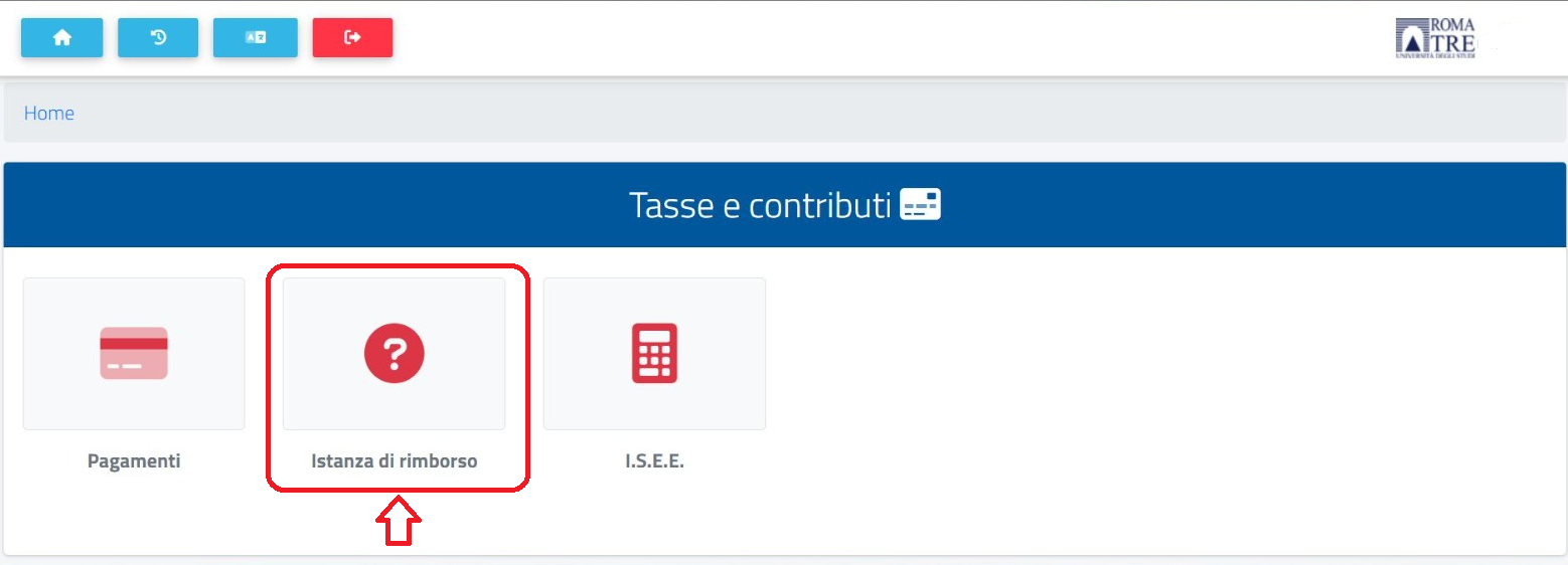 Istanza di Rimborso - Portale dello Studente